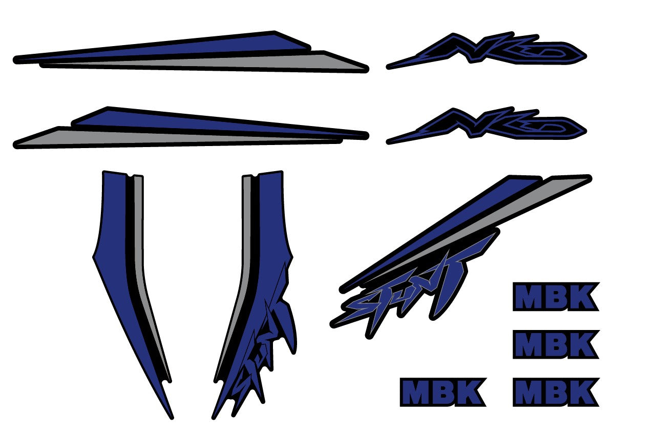 Stickers replica origine MBK STUNT – YAF PARIS